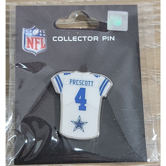 Wincraft | Other | Dallas Cowboys Dak Prescott Jersey Collector Pin Nfl ...
